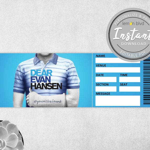 Dear Evan Hansen - Etsy