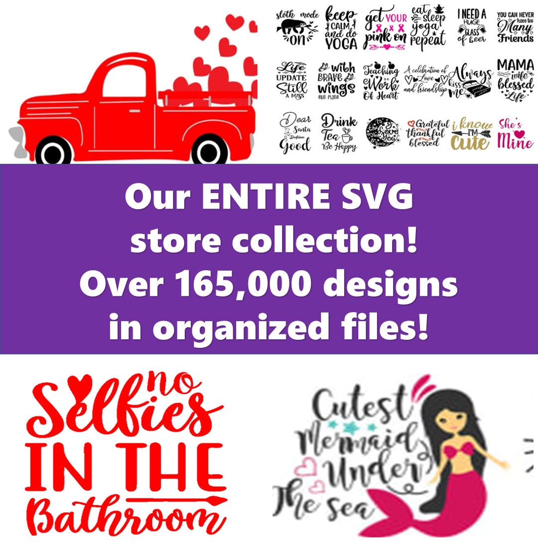 SVG Files Mega Bundle, Our Entire Collection - Etsy