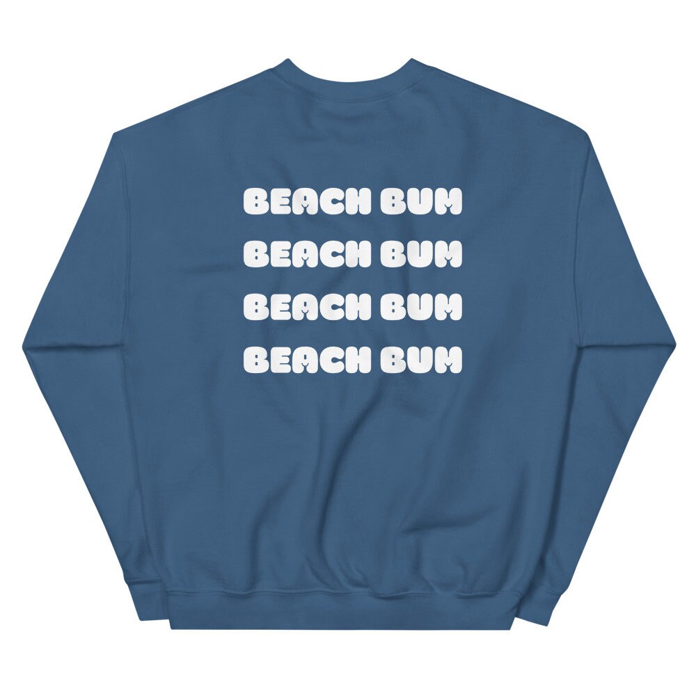 Beach Bum & Shell Sweatshirt Summer Sweatshirt Beach - Etsy