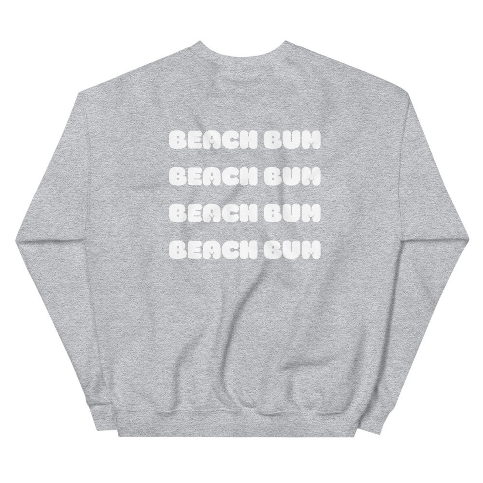 Beach Bum & Shell Sweatshirt Summer Sweatshirt Beach - Etsy