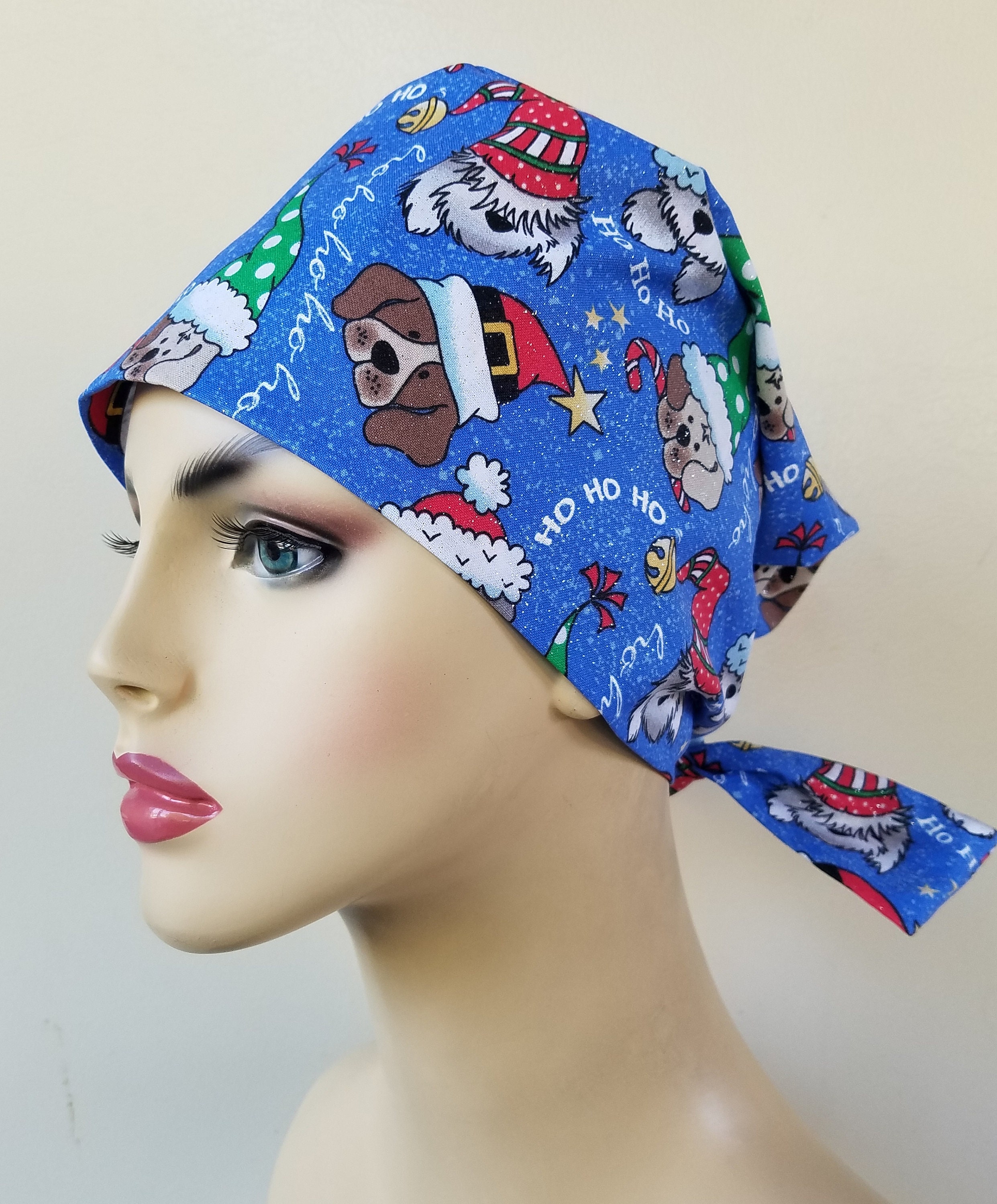 Womans pixie tie back scrub hat, scrub hat for women, pixie scrub hat ...