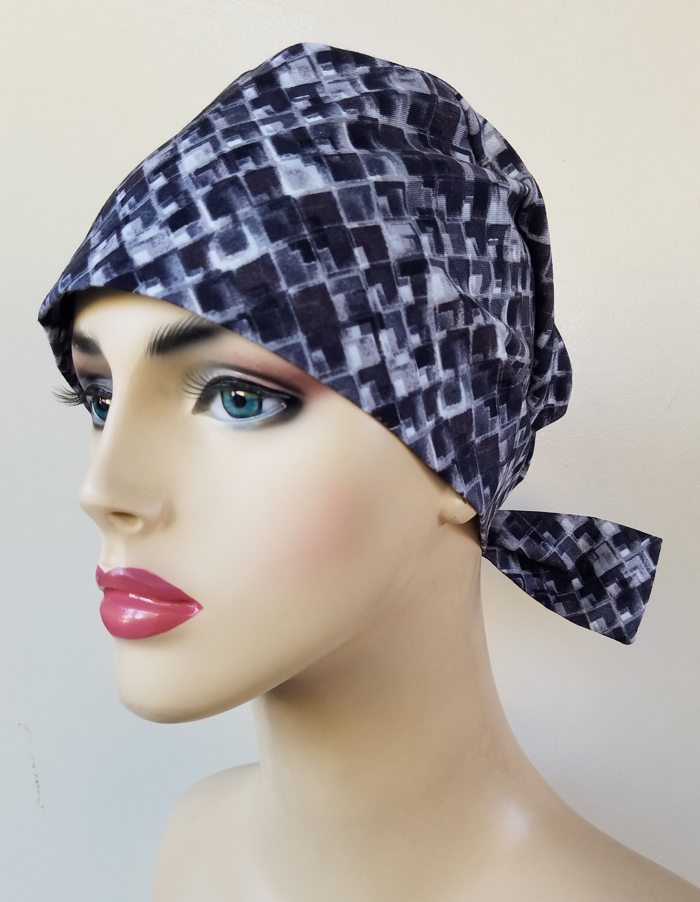 Womans pixie tie back scrub hat, scrub hat for women, pixie scrub hat ...