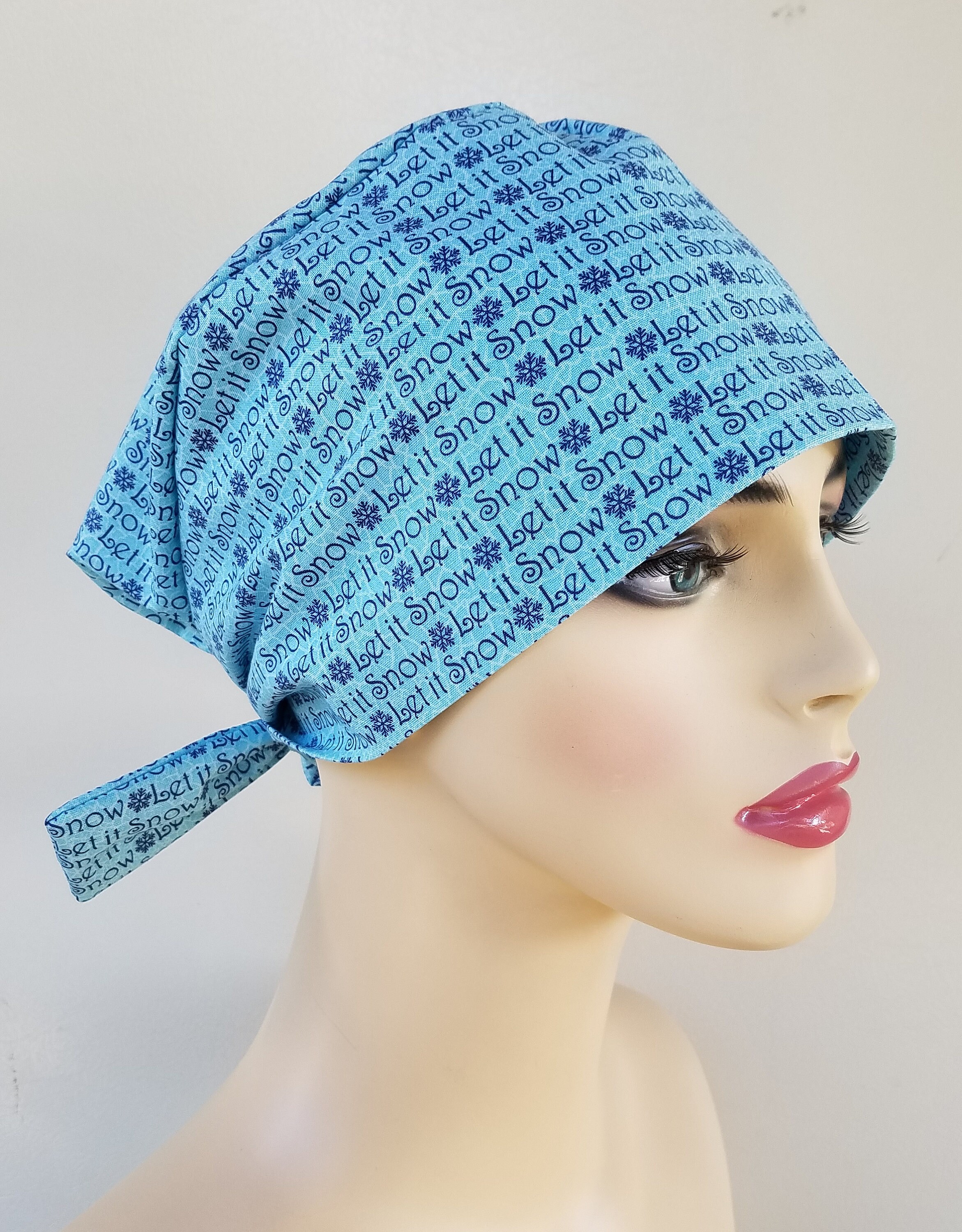 Womans pixie tie back scrub hat, scrub hat for women, pixie scrub hat ...