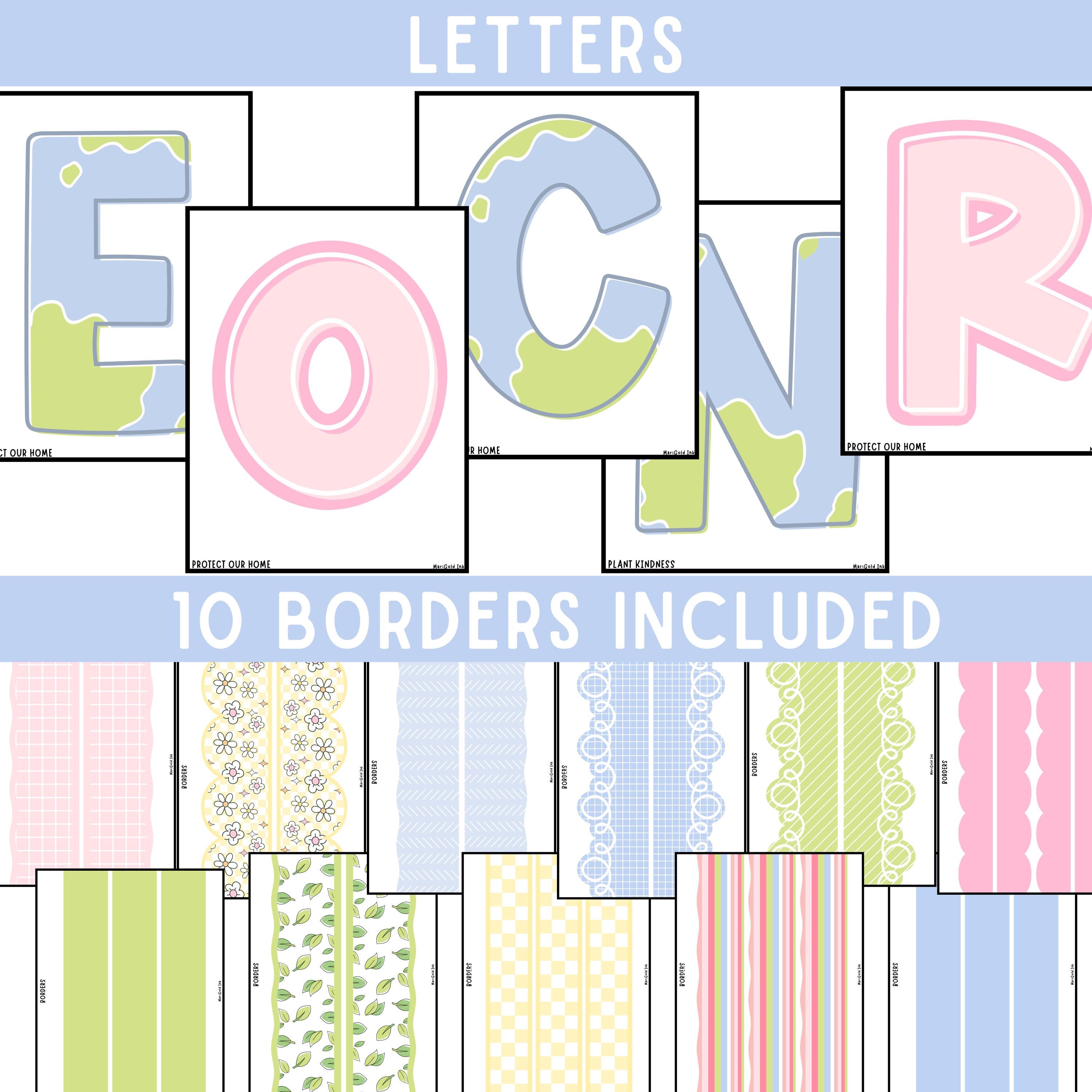 Earth Day Bulletin Board Kit, Spring Classroom Decor, Environmental ...