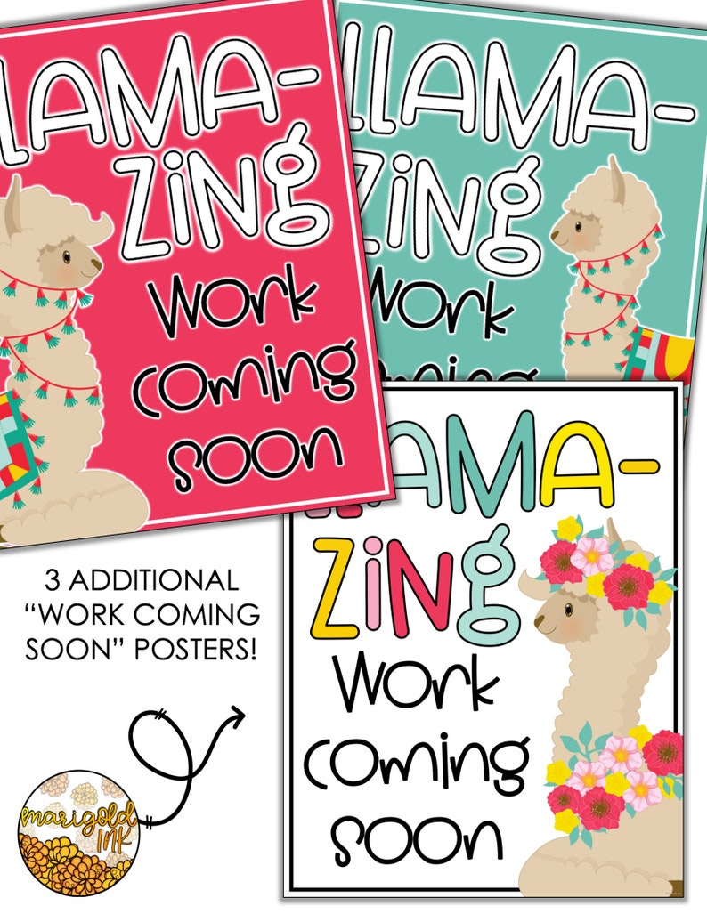 Llama Growth Mindset Posters, Llama Classroom Decor, Classroom Posters ...