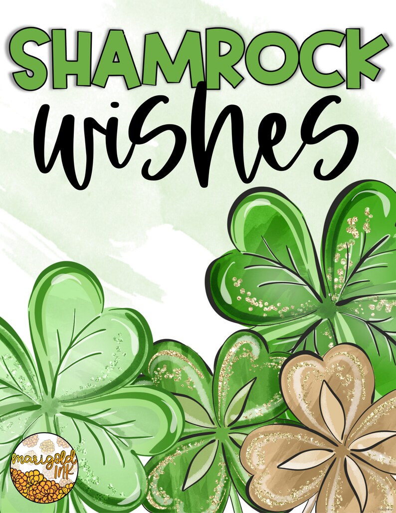 St Patricks Day Decor, St Patrick's Day Prints, Printable, Classroom ...