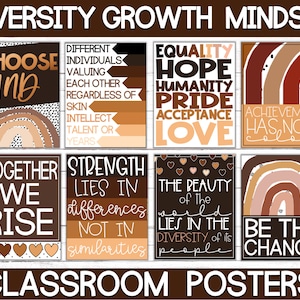 Equality Posters, Growth Mindset Posters, Classroom Sign, Classroom ...