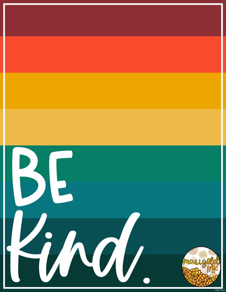 Retro Sunset Growth Mindset Posters, Classroom Decor, Classroom Posters ...