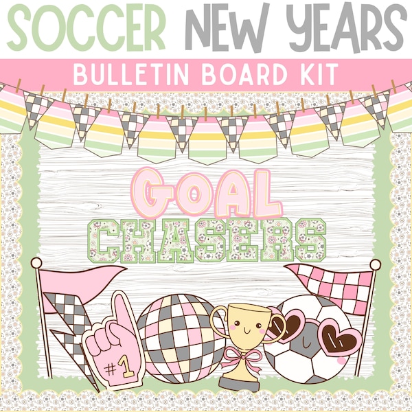 Soccer Themed Bulletin Board - Etsy