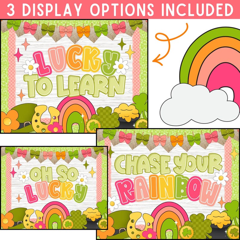 St. Patrick’s Day Bulletin Board Kit for Classroom, Elementary Bulletin ...