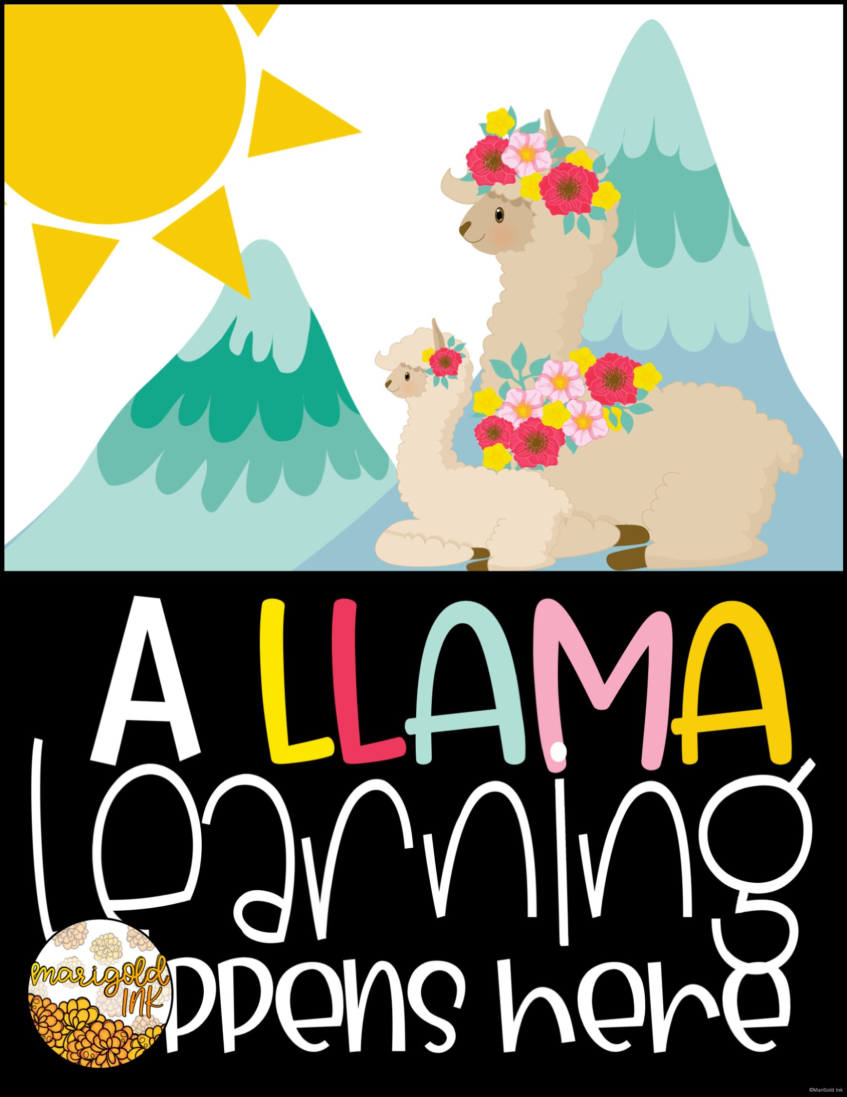 Llama Growth Mindset Posters, Llama Classroom Decor, Classroom Posters ...
