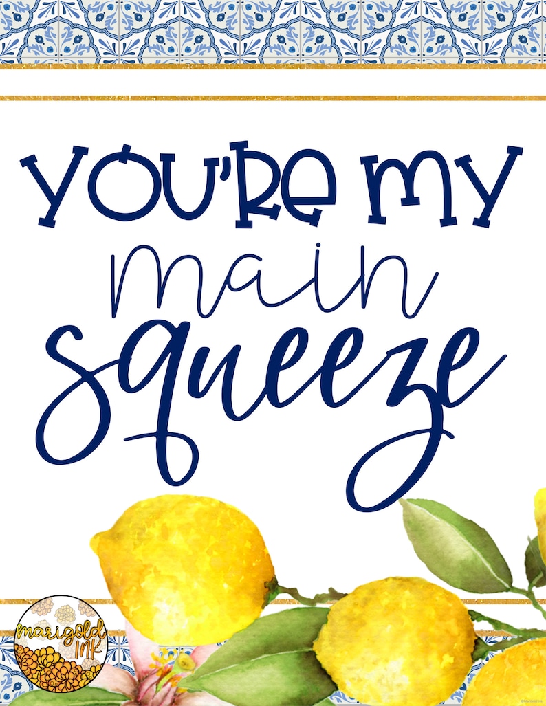 Classroom Posters, Lemon Classroom Decor, Classroom Sign, Lemon Print ...