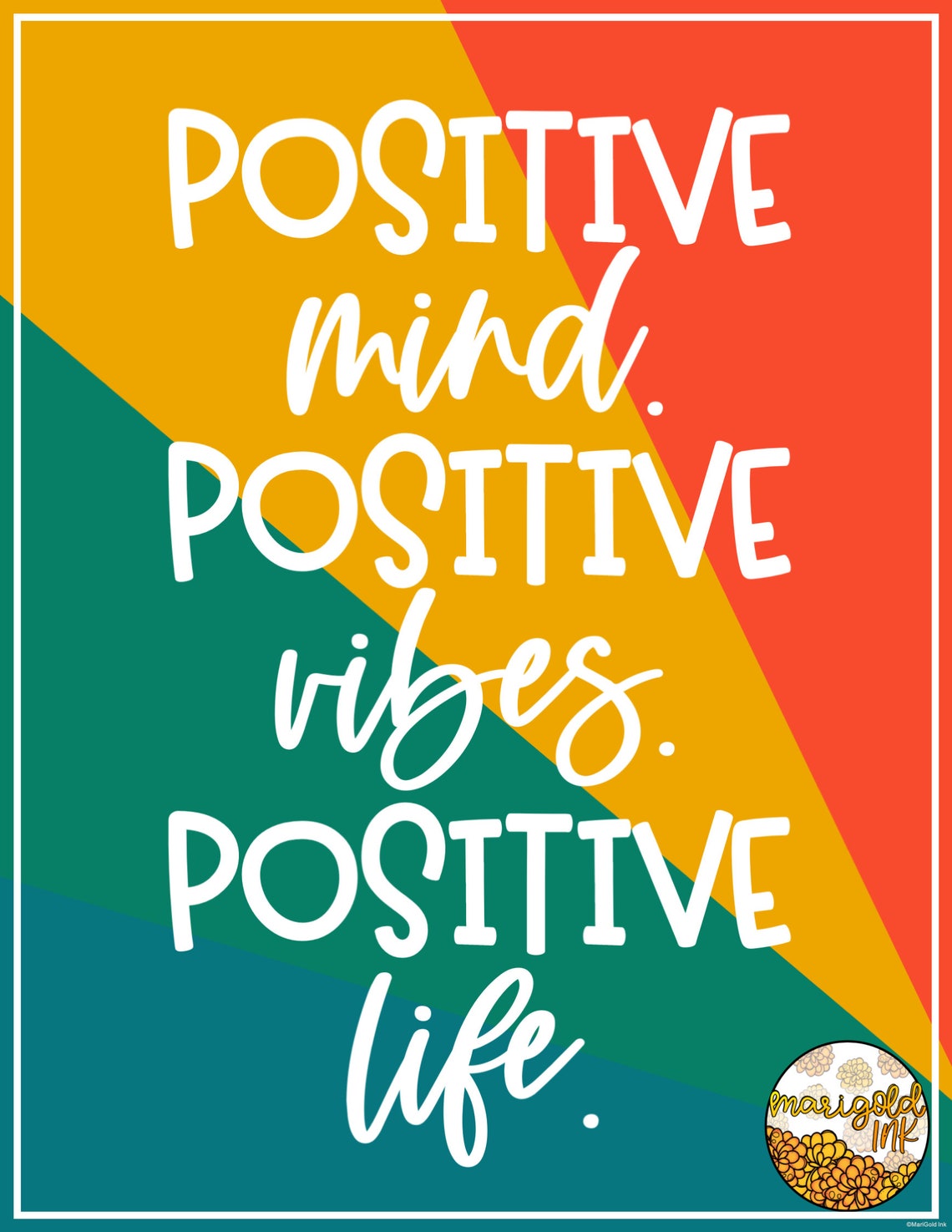 Retro Sunset Growth Mindset Posters, Classroom Decor, Classroom Posters ...