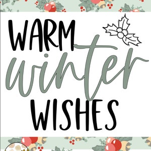 Christmas Classroom Posters, Classroom Decor, Holiday Posters ...