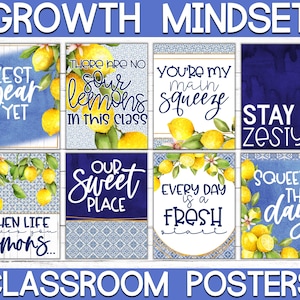 Classroom Posters, Lemon Classroom Decor, Classroom Sign, Lemon Print ...