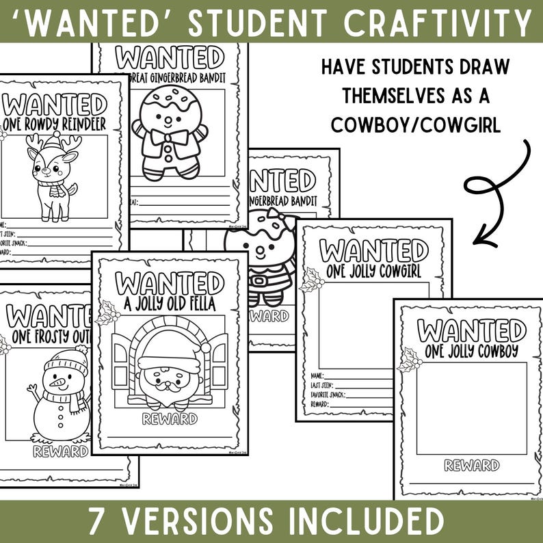 Howdy Christmas Bulletin Board Kit, Western Cowboy Christmas Classroom ...