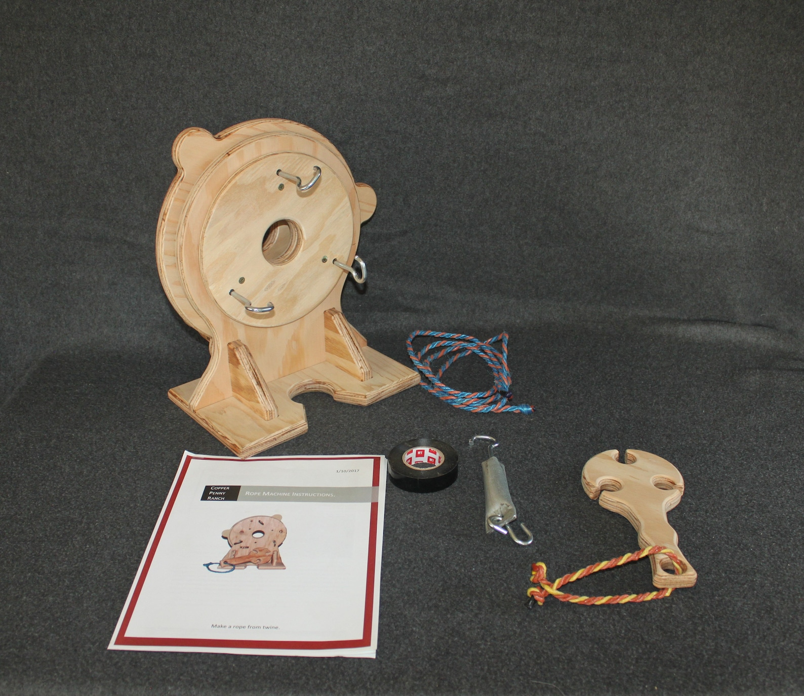 Rope Machine- Make Awesome Custom Rope Out of Recycled Hay Twine or New ...