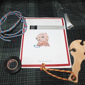 Rope Machine- Make Awesome Custom Rope Out of Recycled Hay Twine or New ...