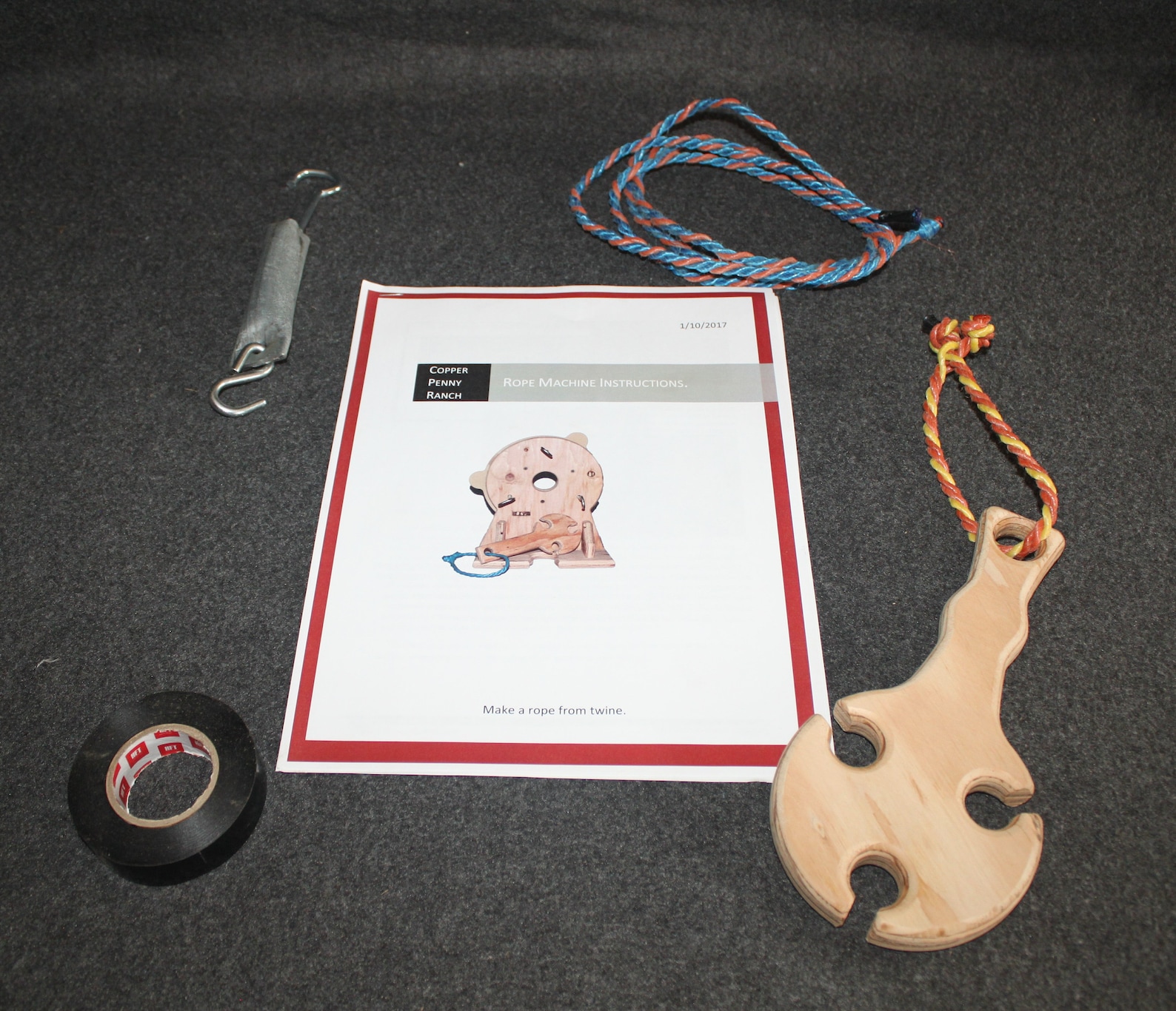 Rope Machine- Make Awesome Custom Rope Out of Recycled Hay Twine or New ...