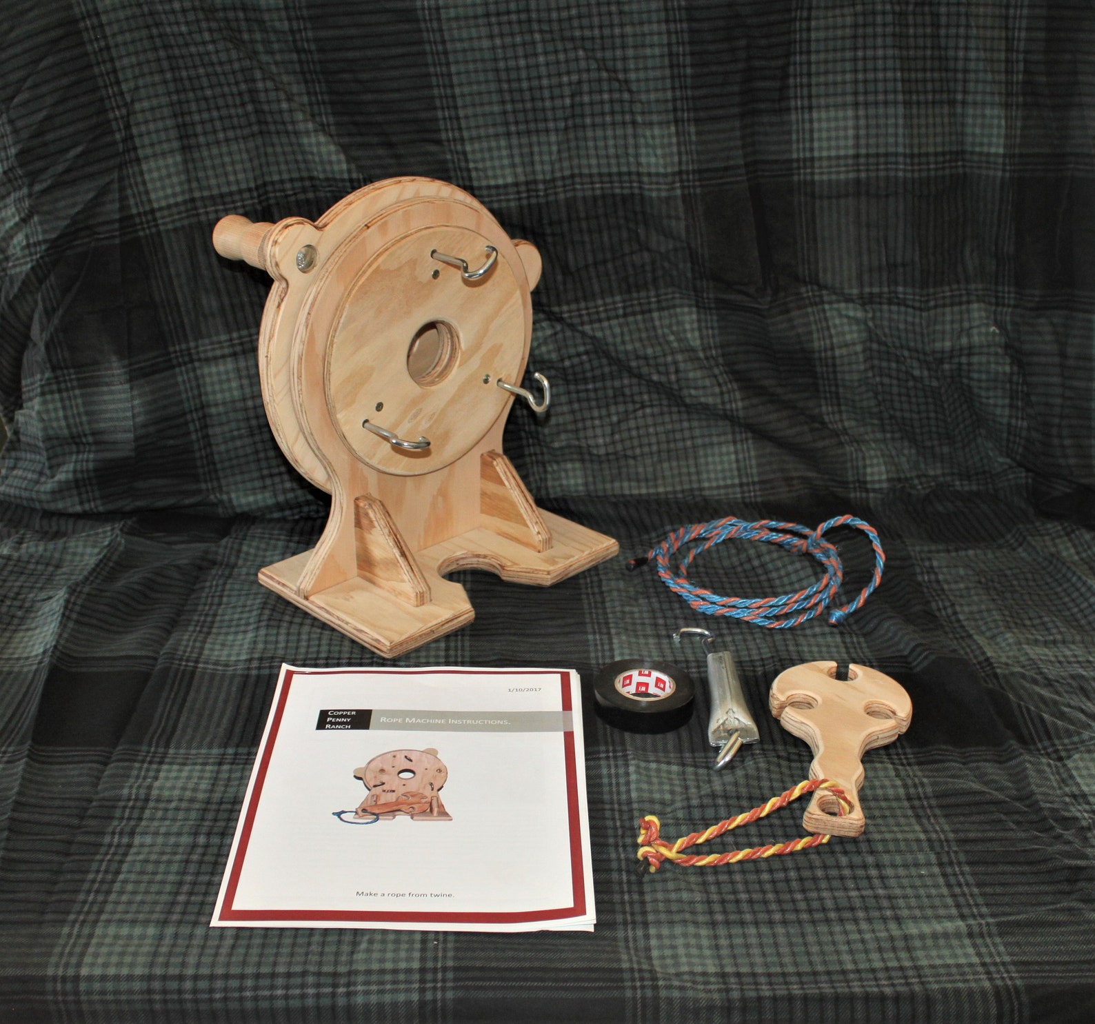 Rope Machine- Make Awesome Custom Rope Out of Recycled Hay Twine or New ...