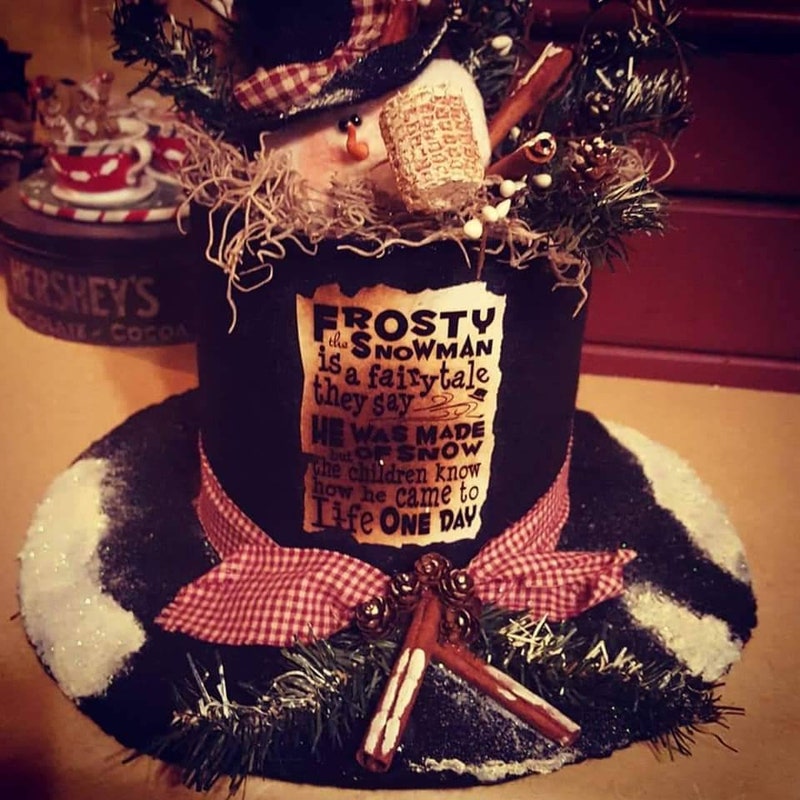 Frosty Snowman Hat - Etsy