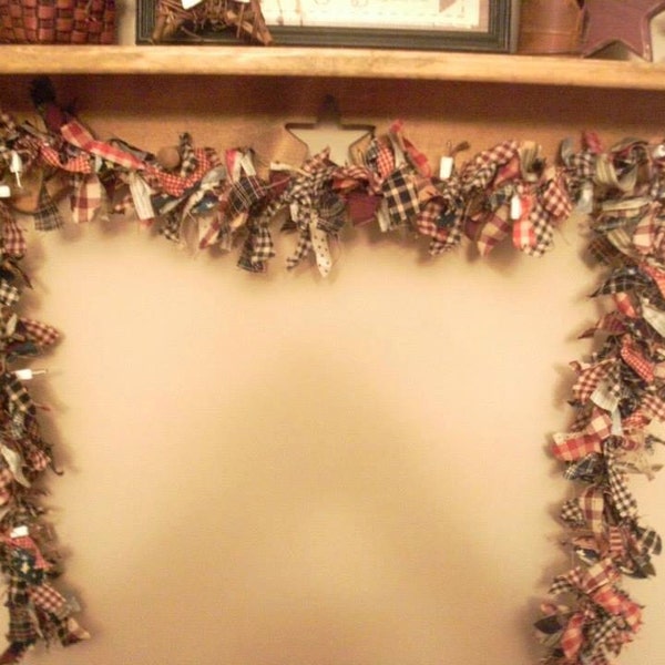 Rag Garland - Etsy