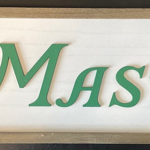 The Masters Bar Sign - Etsy