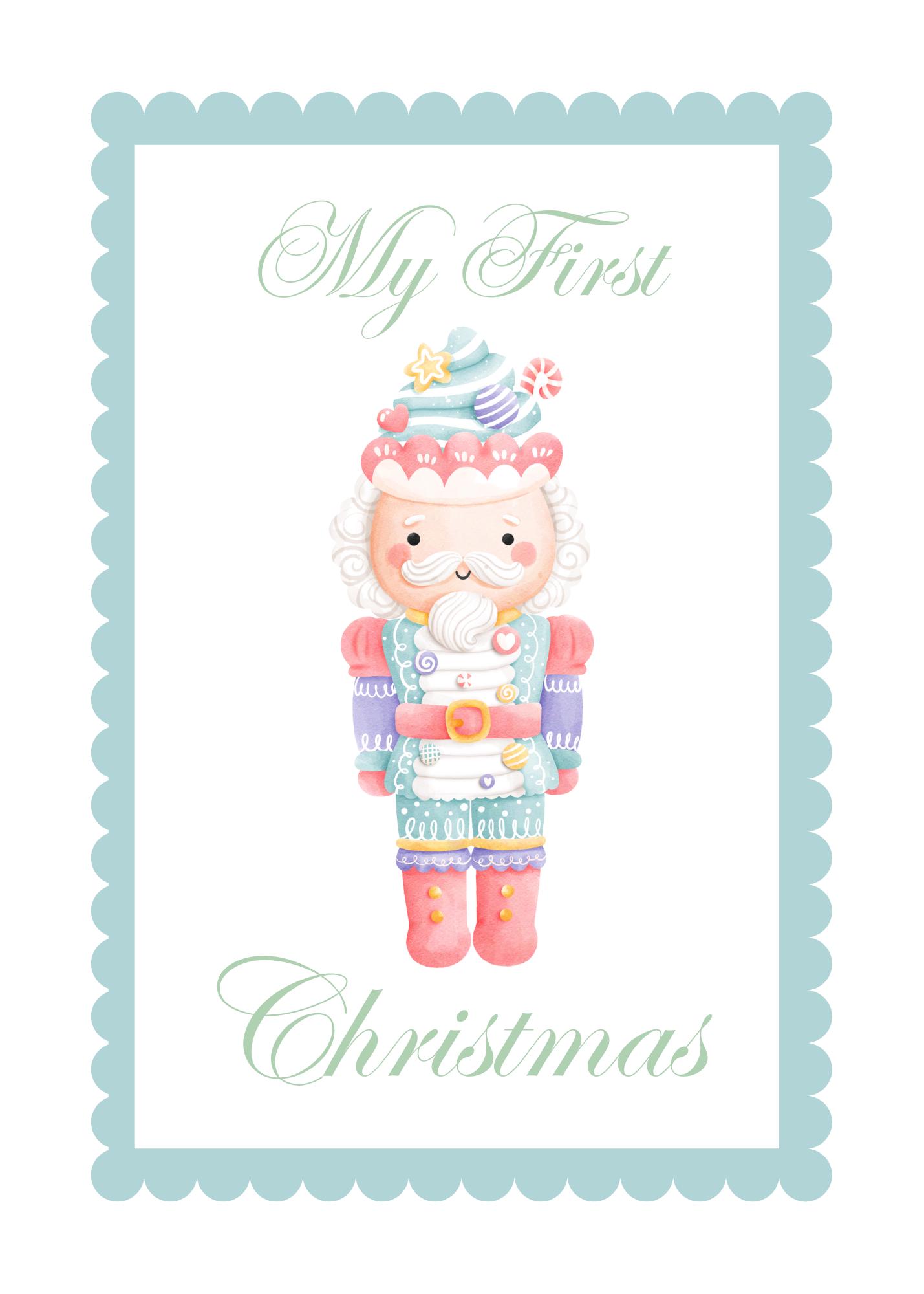 Baby's First Holiday Printable Cards - Etsy
