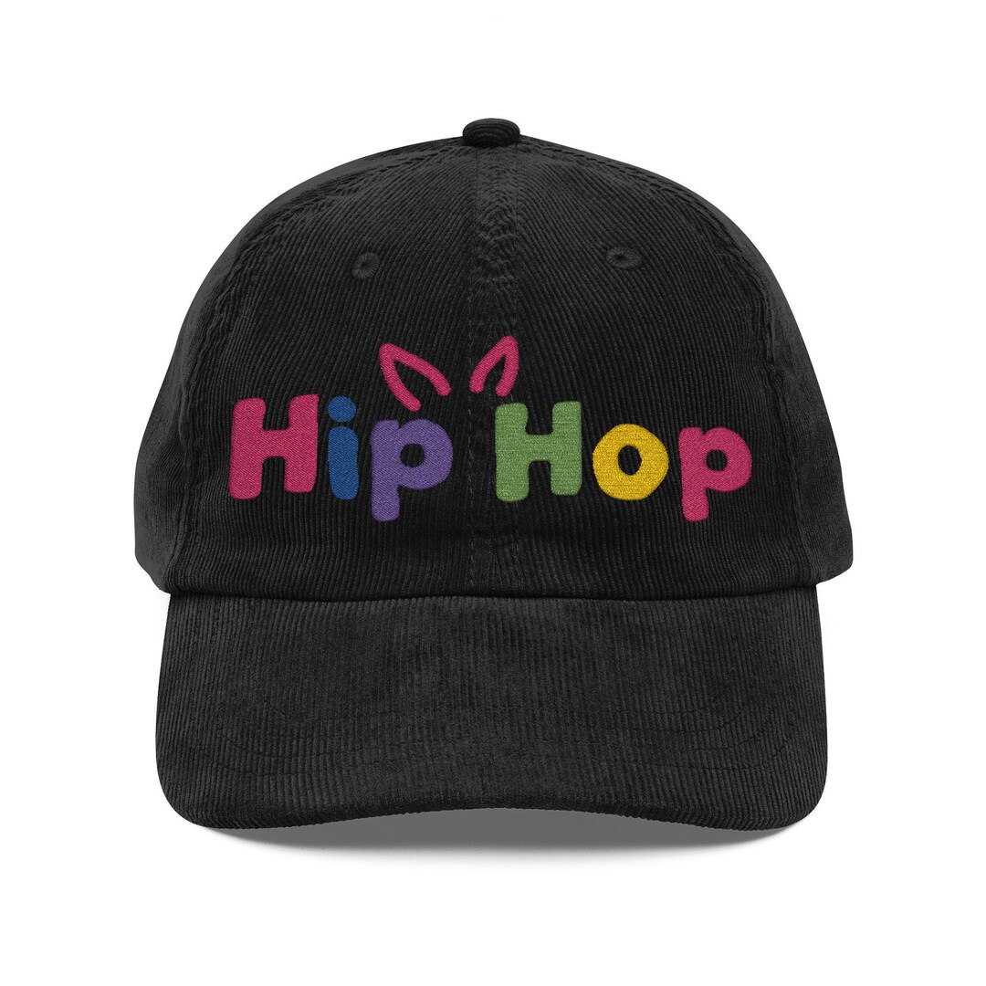 Embroidered Vintage Cap, Hip Hop Style, Fun Colors, Easter Bunny Ears ...
