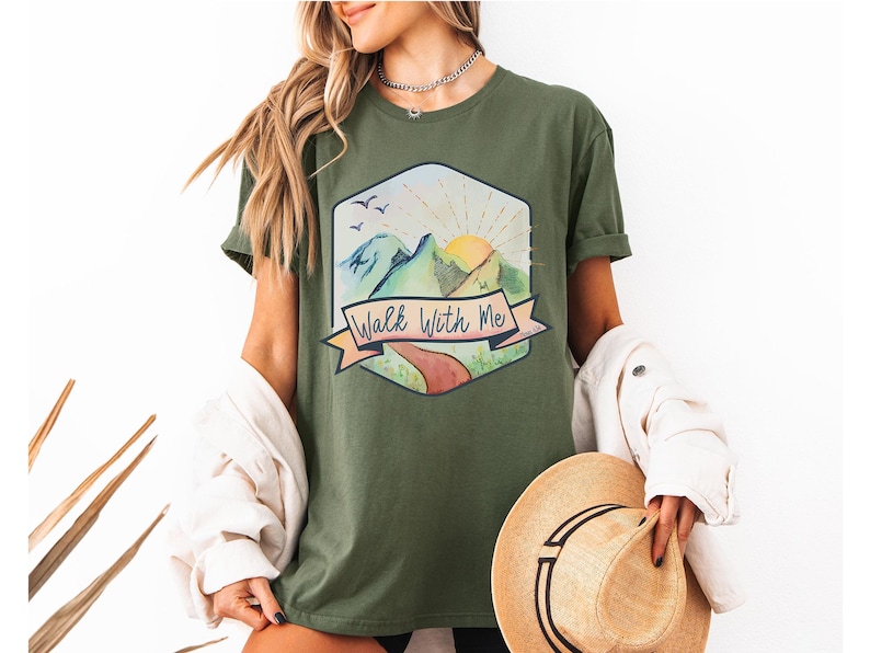 Walk With Me - LDS 2026 Youth Theme, Moses 6:34, Girls Camp T-shirt ...