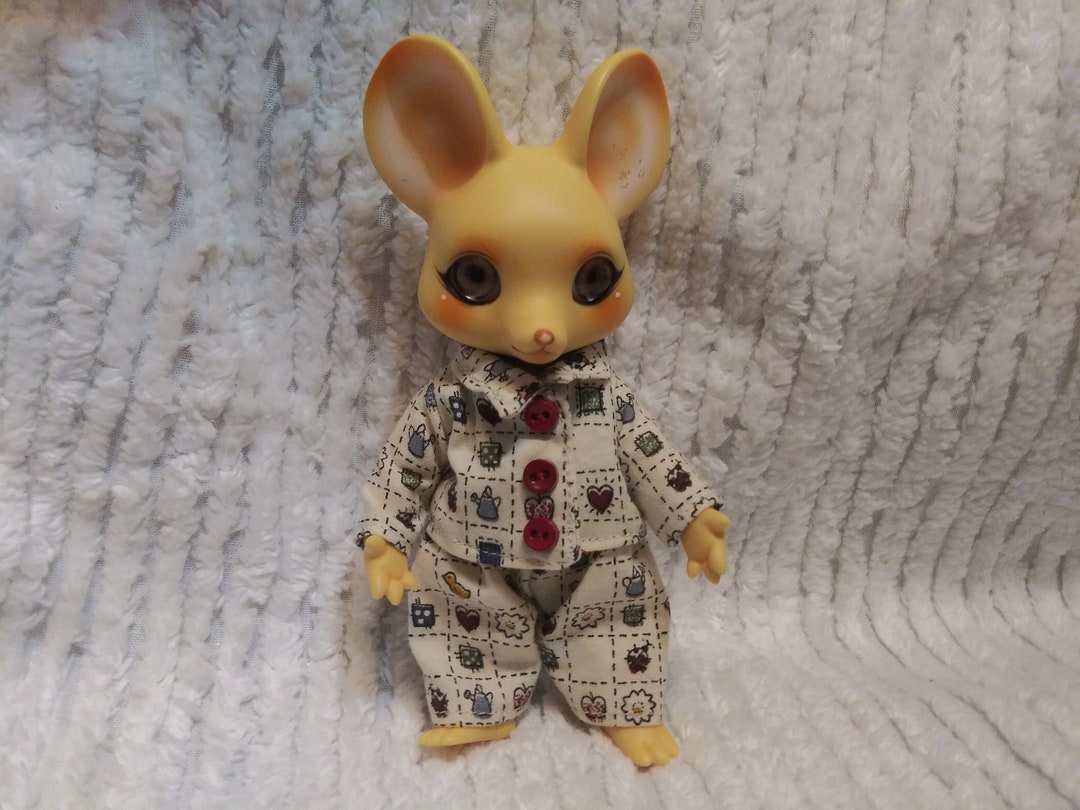 Pipos Cheese Mouse Jr. PI BJD Pajamas - Etsy