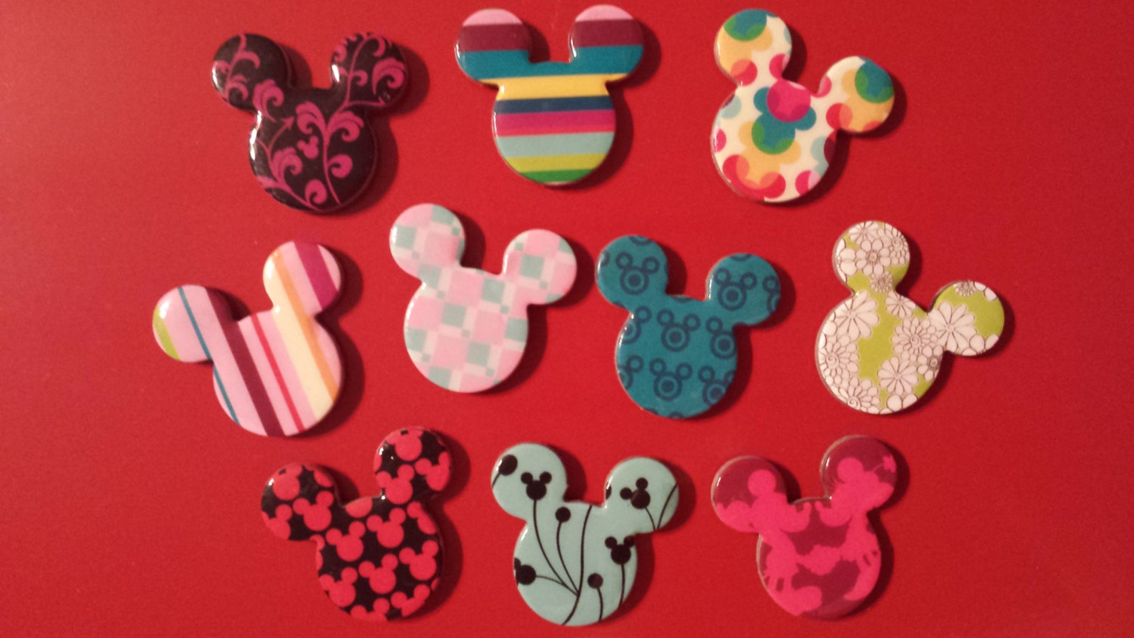 MOUSE MAGNETS TEN Mighty Magnets Full of Disney Fun - Etsy