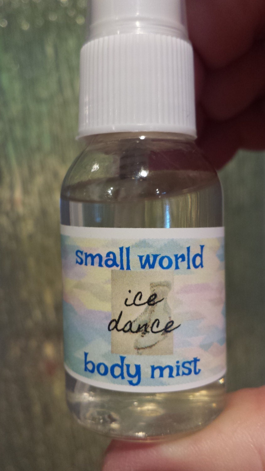 BODY MIST small world body mist ice dance... | Etsy