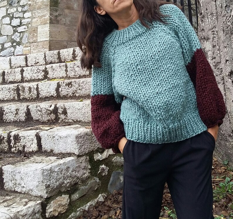 Sweater pattern KNITTING PATTERN Sweater Easy sweater | Etsy