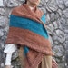 Knitting Pattern Shawl Oversized - Triangle Shawl Pattern -wrap Pattern ...