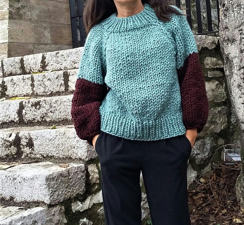 Sweater pattern KNITTING PATTERN Sweater Easy sweater | Etsy
