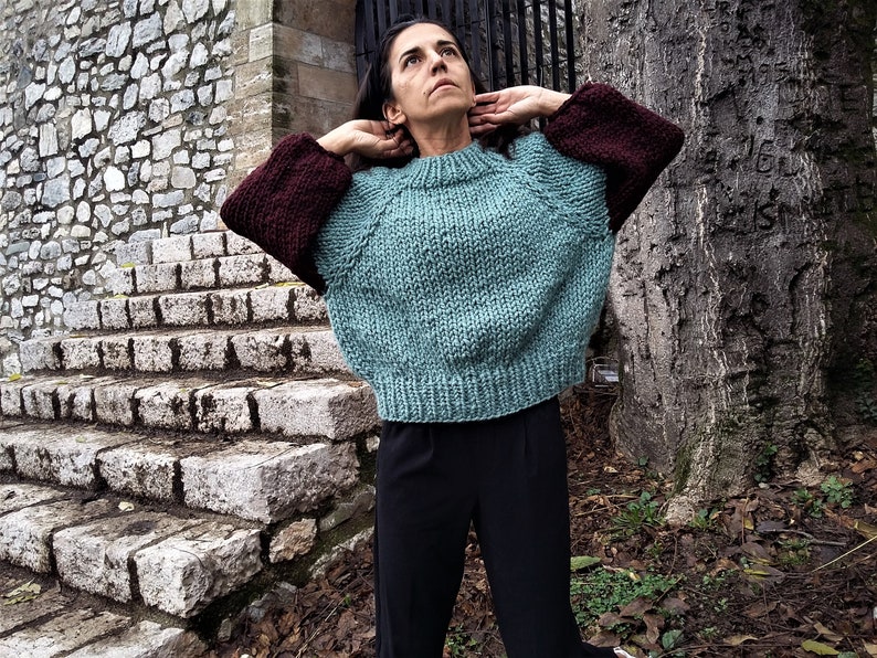 Sweater pattern KNITTING PATTERN Sweater Easy sweater | Etsy