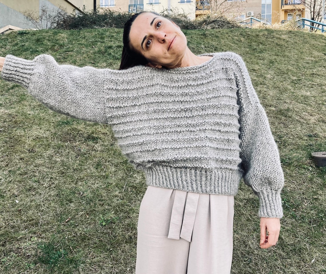KNITTING PATTERN Top Down Knitting Pattern Beginner Friendly | Etsy