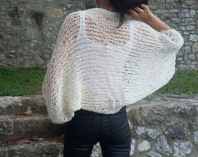 KNITTING PATTERN Shrug, Shrug Knitting Pattern, Bolero Pattern, Summer ...