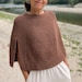 Poncho Pattern- Knitting Pattern Poncho -beginner Pattern-instant ...