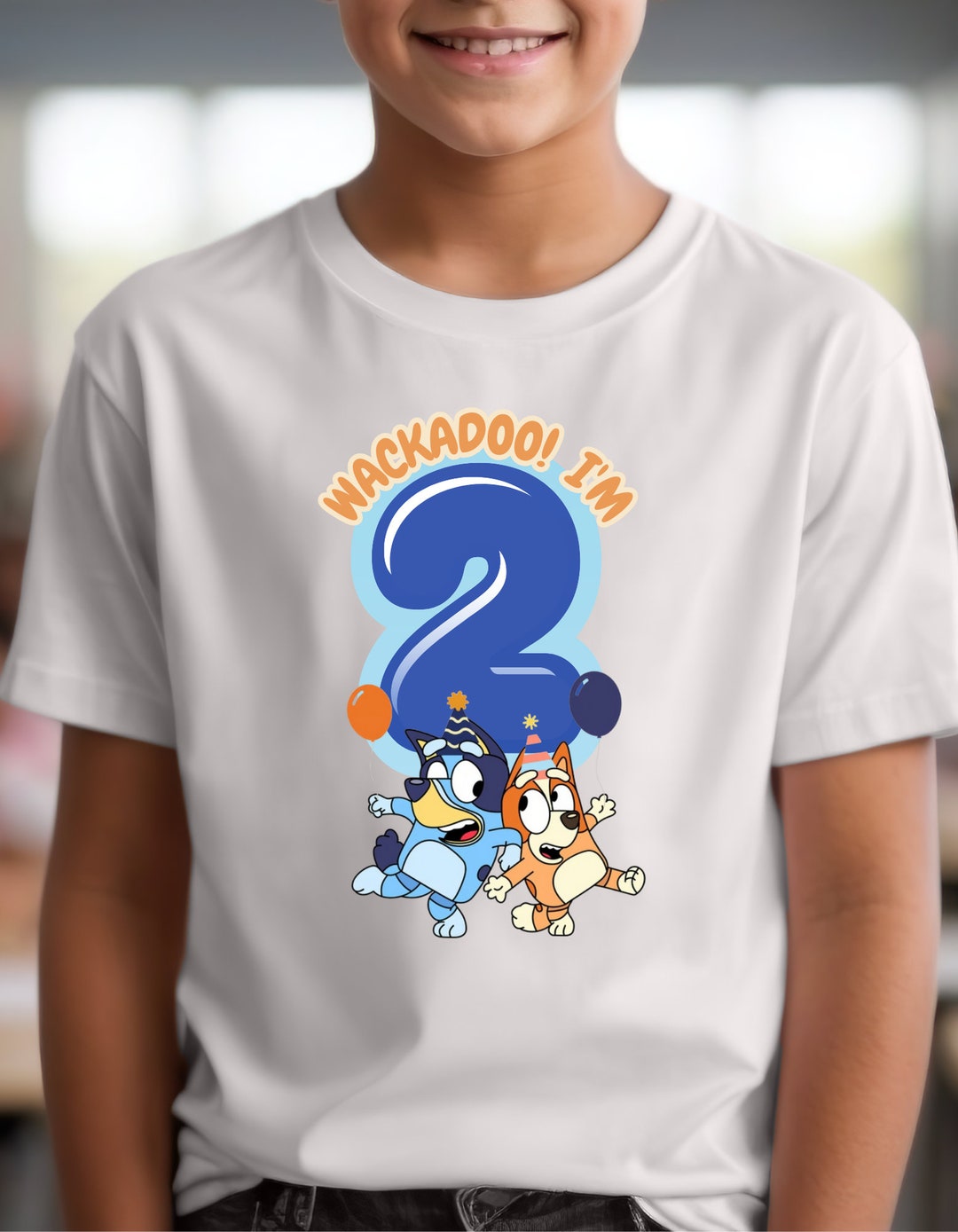 Bluey Birthday Wackadoo I Am Two Png - Etsy Canada