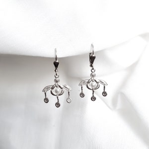 925 Sterling Silver Gold Bees Ancient Greek Bee Earrings.minoan Crete ...