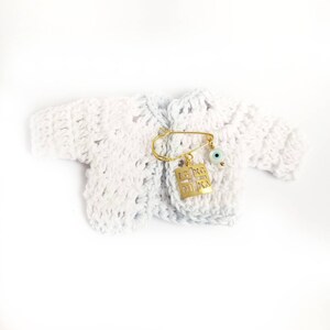 9K Greek Evil Eye Gold ICXC NIKA Baby Kid Pin Brooch.yellow - Etsy