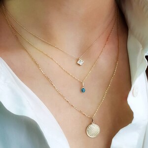 9K Greek Phaistos Gold Disc Pendant Necklace. 9K Yellow Solid - Etsy Canada