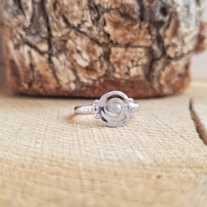 925 Sterling Silver Greek Spiral Symbol Ring. Ancient Greek Symbol Ring ...