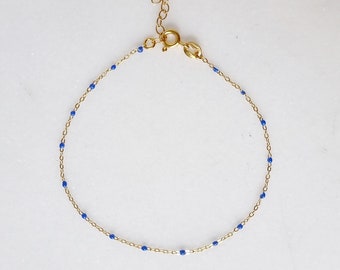 Dark Blue Bracelet - Etsy