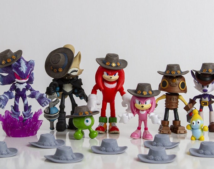 Knuckles Hat for 4in Jakks Pacific Figure - Etsy Denmark