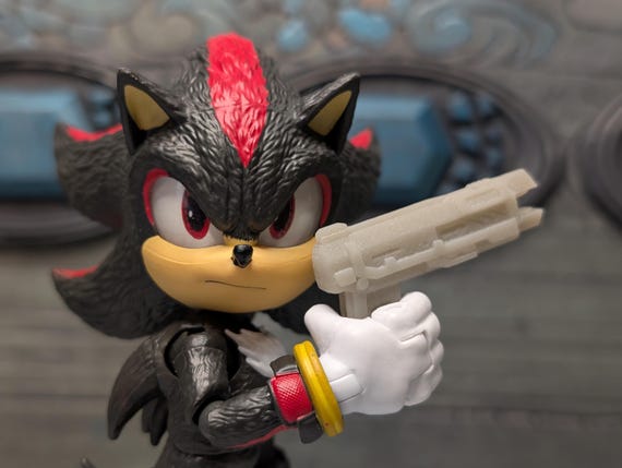 Shadow The Hedgehog Drawings With Gun Sonic The Hedgehog 3 Movie Pack,