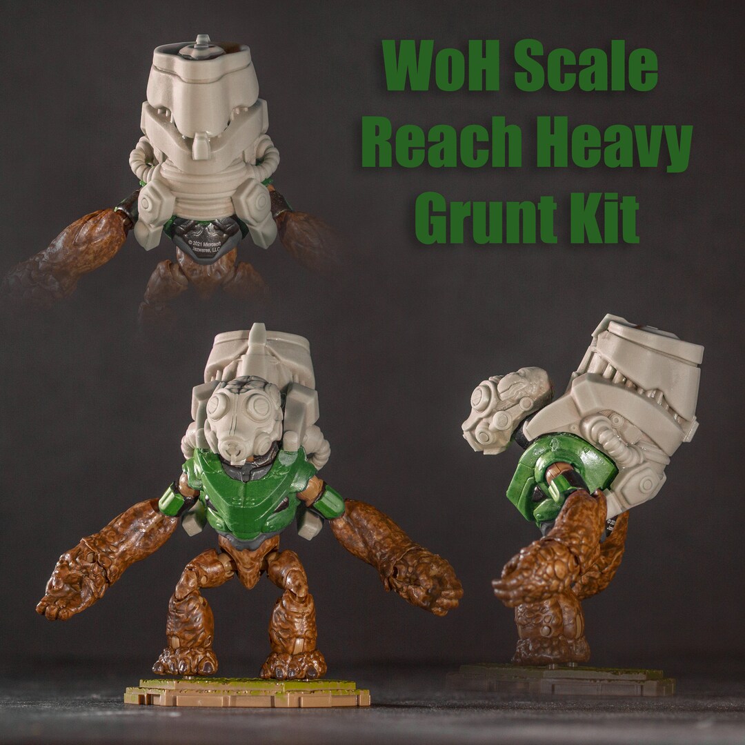 Heavy Grunt Kit for World of Halo Scale Figures - Etsy