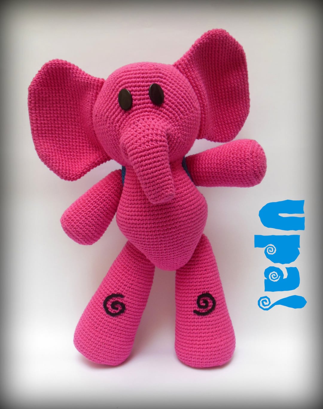 Elly the Elephant - Pocoyo Amigurumi PDF Pattern - Etsy